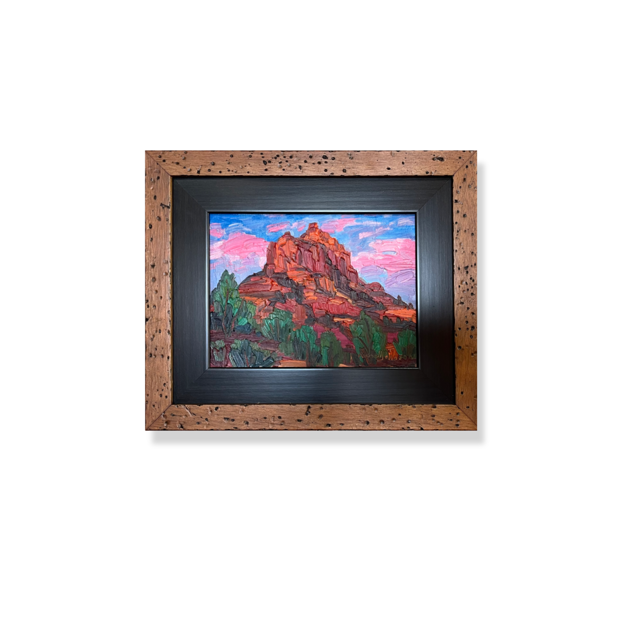 Bell Rock Sunset 6” x 8” – Raku Gallery