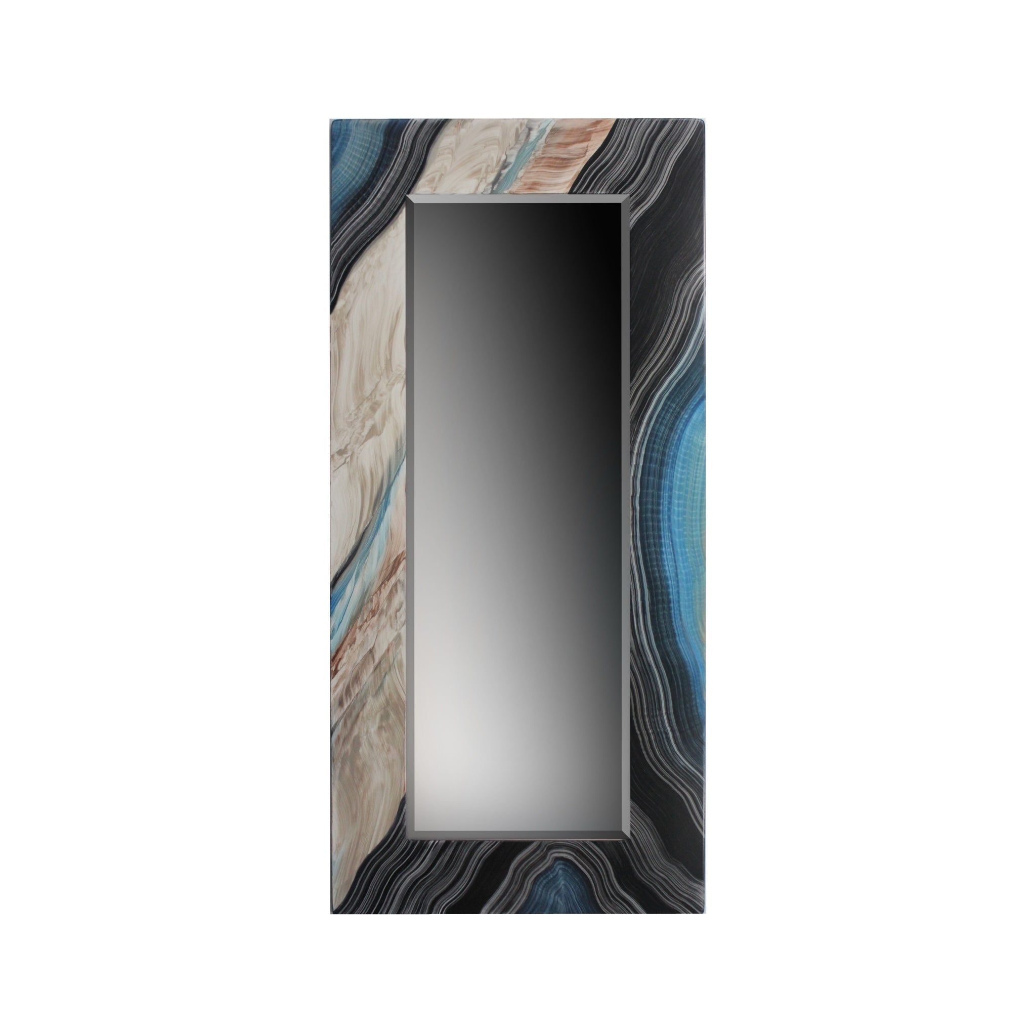 Hand Painted Mirror 32"x 18" – Raku Gallery