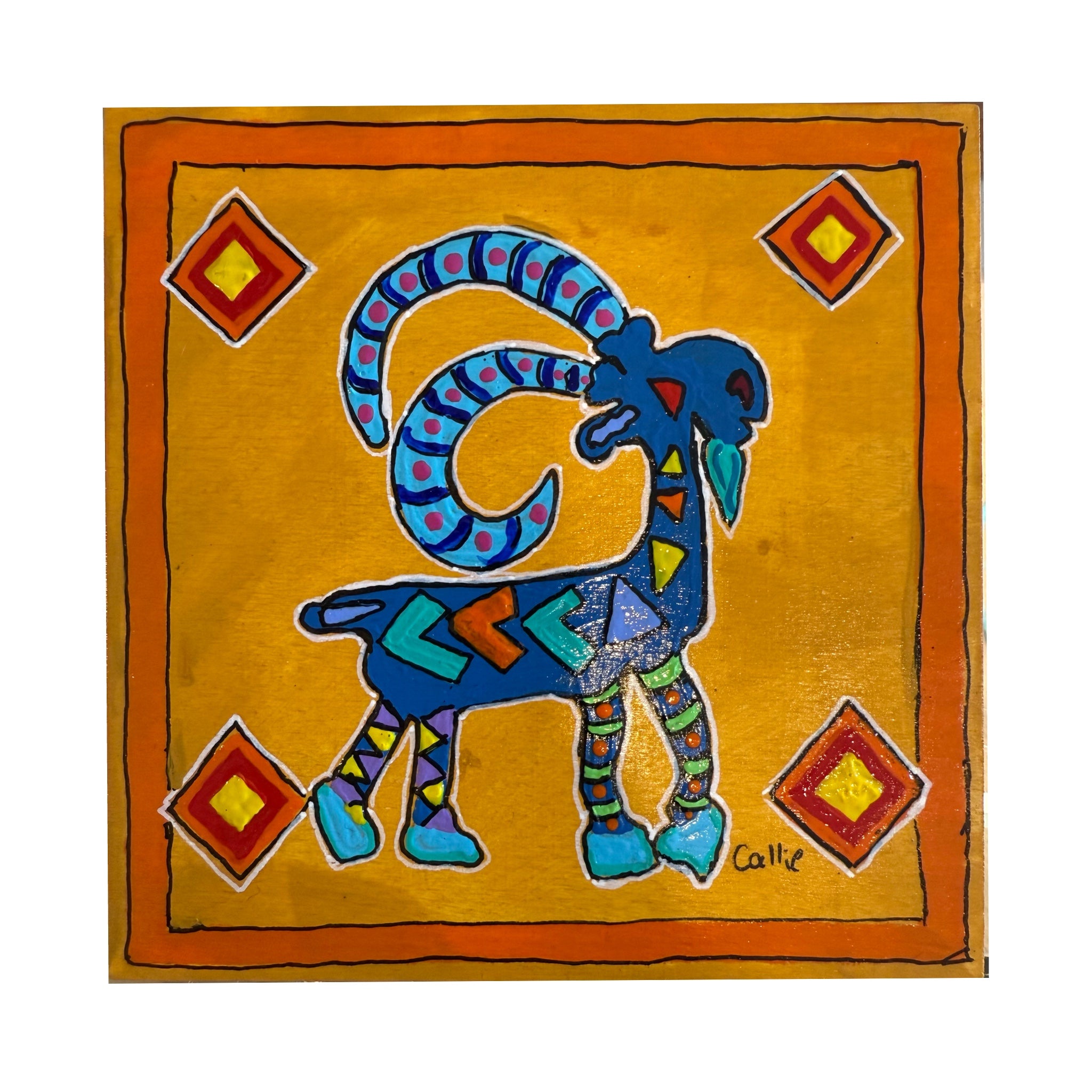 Old Man’s Ram 6x6 – Raku Gallery