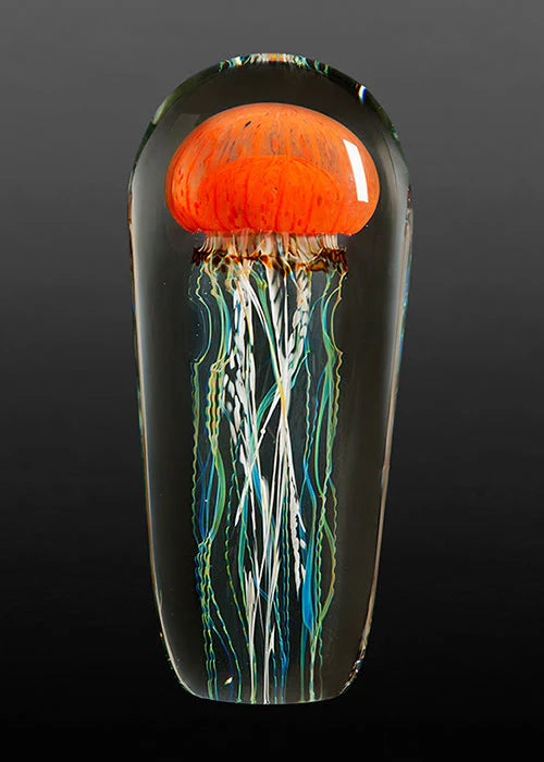 Free Shipping Moon Jellyfish by Rick Satava Satava Glass – Raku Gallery
