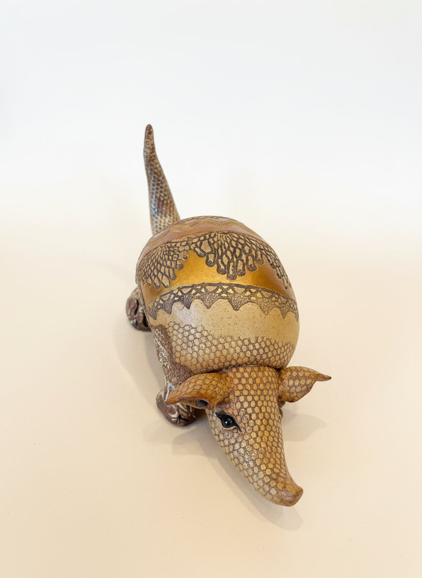 Handmade Ceramic Armadillo – Raku Gallery